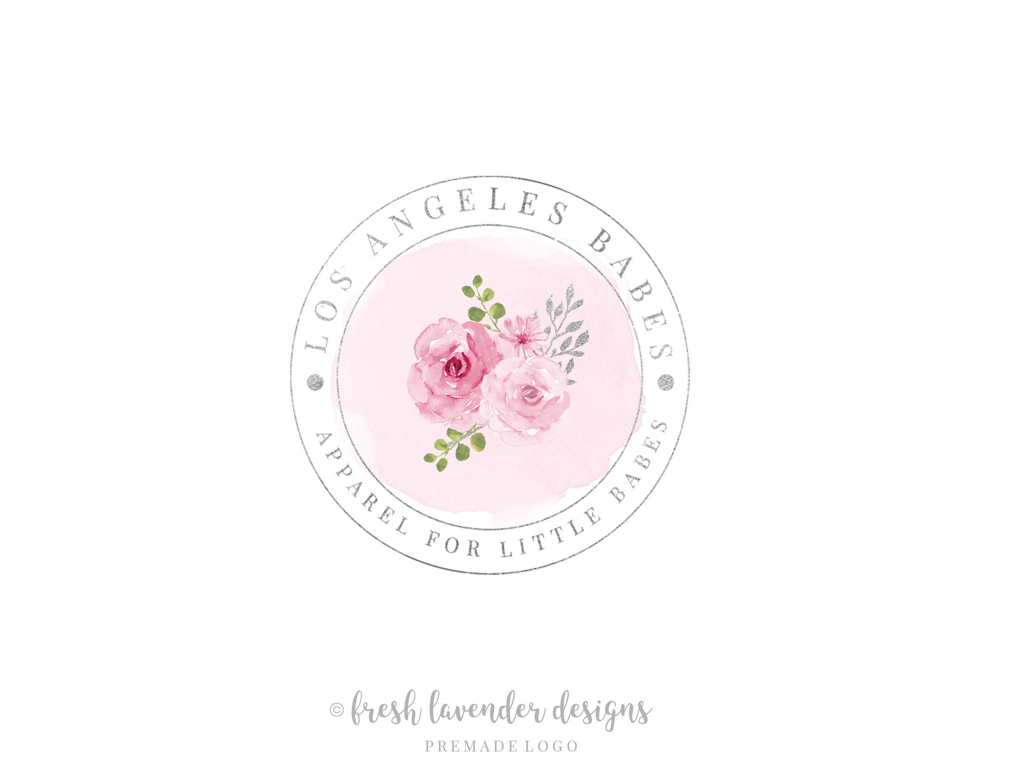 Custom Logo, Peony Logo, Premade Logo, Logo Designer, Floral Logo ...
