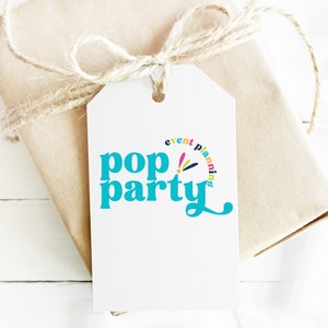 Party Logo, Colorful Logo, Custom Logo, Premade Logo, Events Logo ...