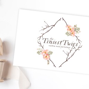 Custom Logo, Premade Logo,twig Logo, Stick Logo, Custom Branding, Logo ...