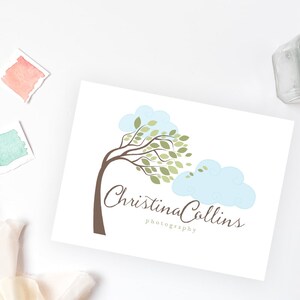 Tree Logo, Blowing Tree Logo, Logo With Tree, Custom Logo, Logo ...