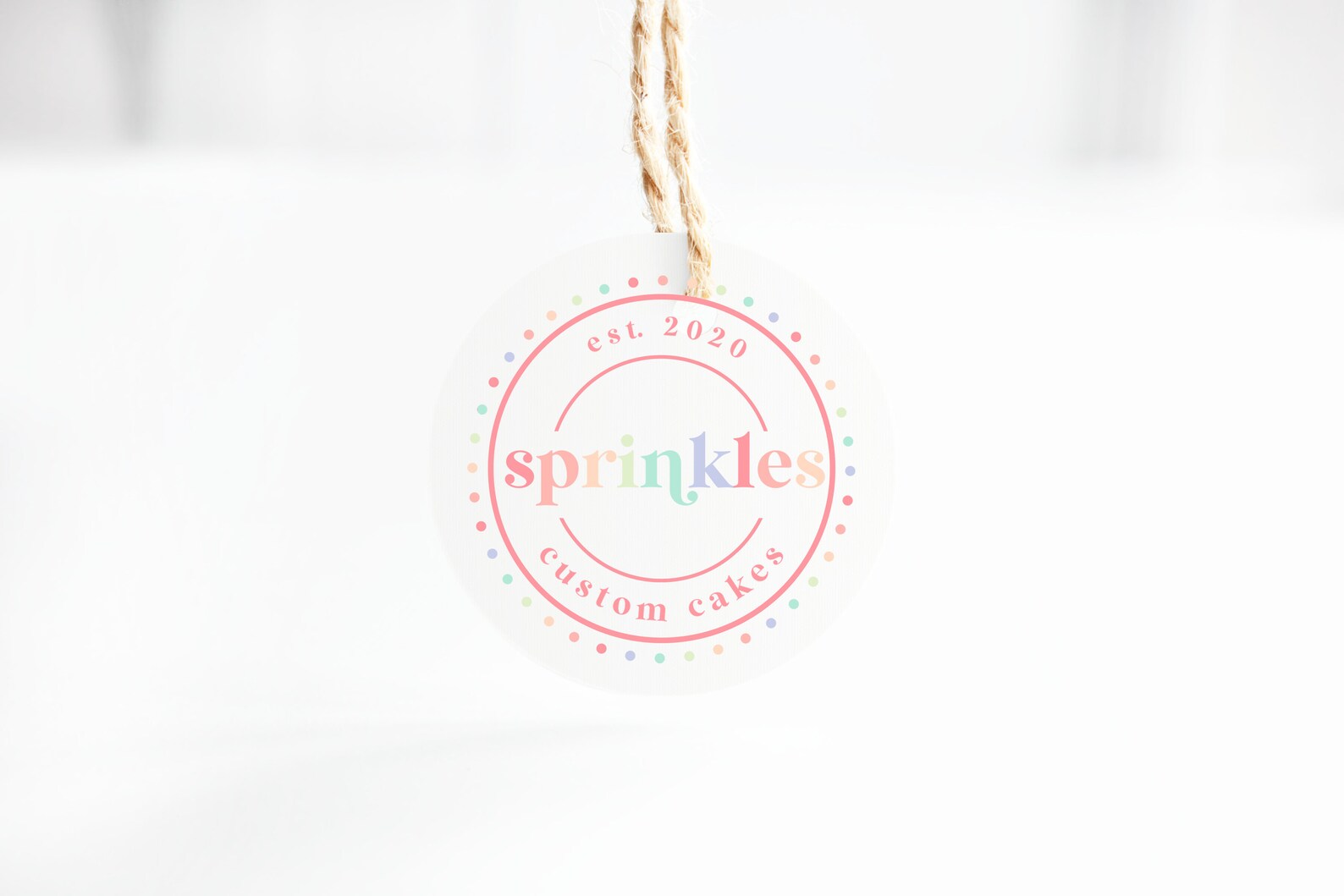 Custom Sprinkle Logo Branding Kit: Bakery Vintage Design - Etsy