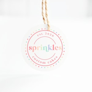 Custom Sprinkle Logo Branding Kit: Bakery Vintage Design - Etsy