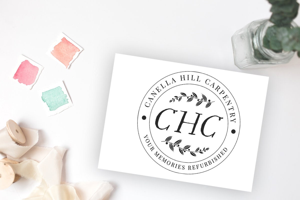 Logo Design, Custom Logo, Stamp Logo, Hand Drawn Logo, Rustic Logo ...
