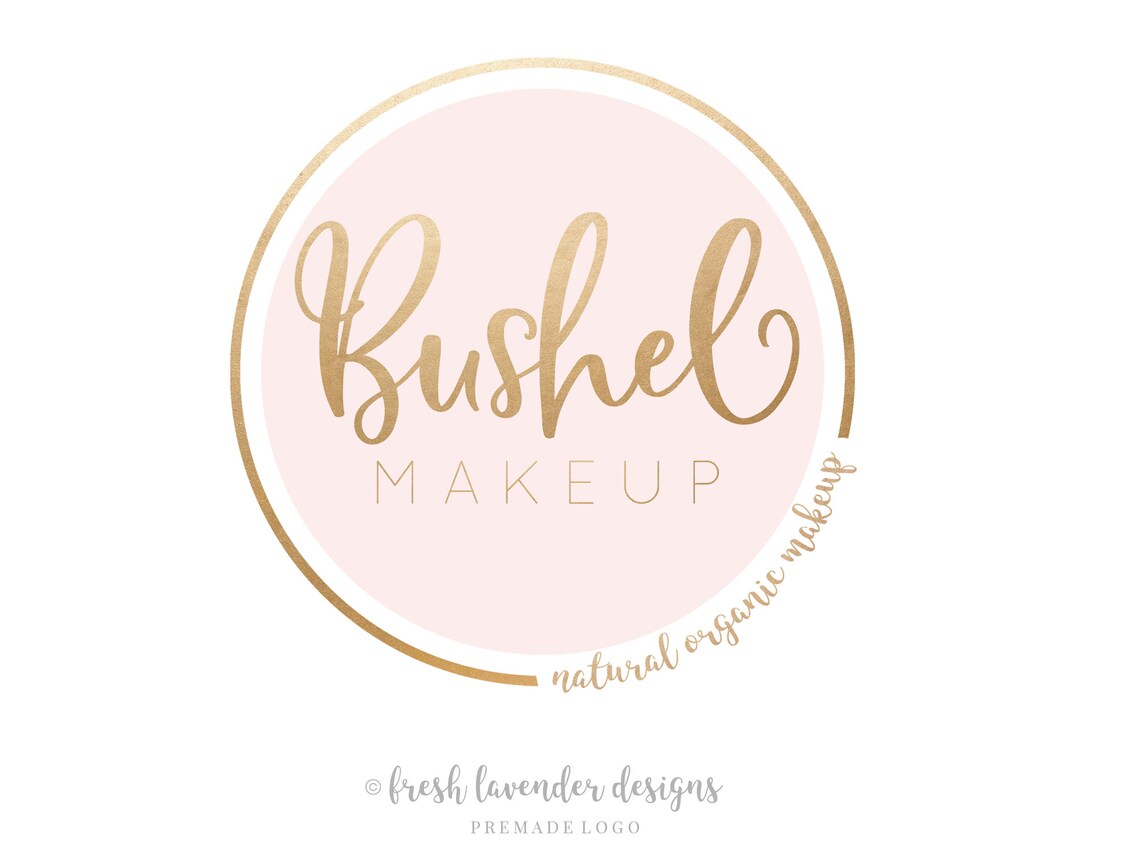 Make up Logo,custom Logo, Gold Logo, Premade Logo, Logo Design, Classic ...