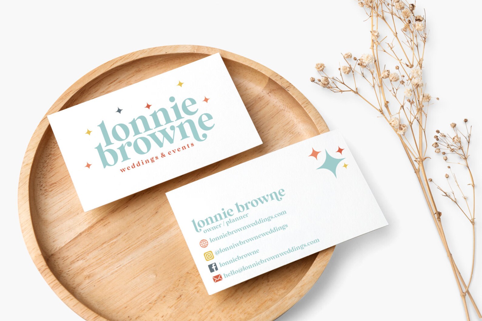 Custom Branding Bohemian Branding Kit Boho Retro Logo Text - Etsy