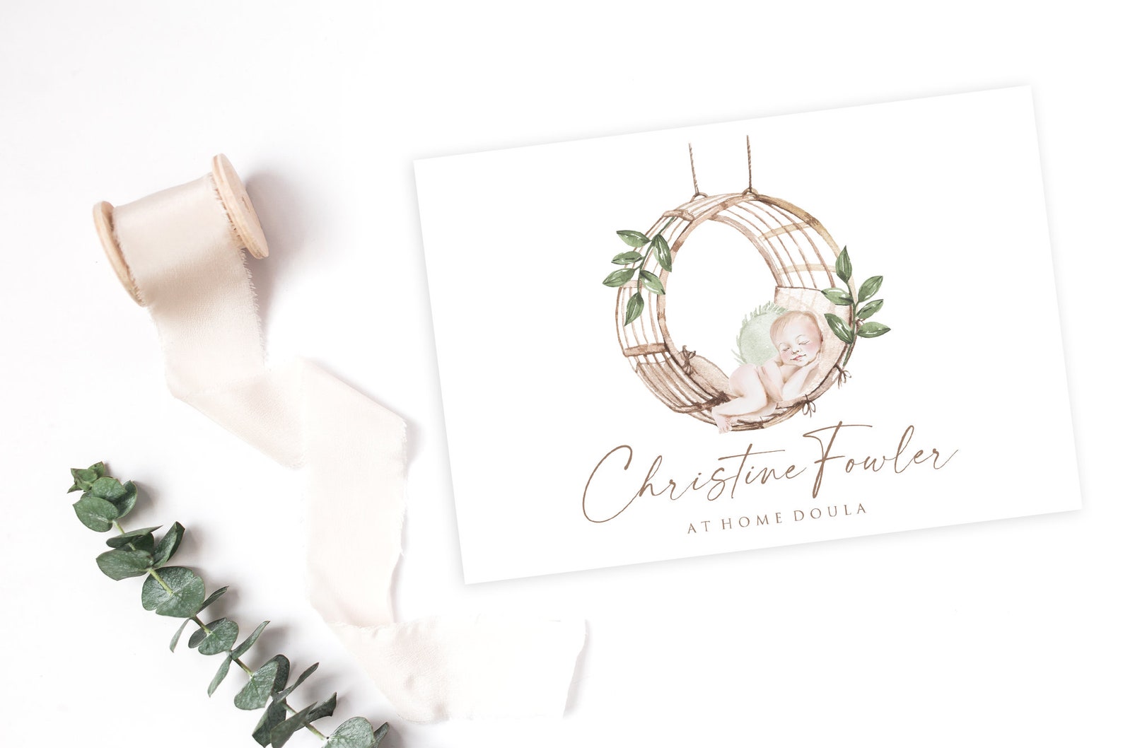 Doula Logo, Baby Logo, Newborn Logo, Custom Logo, Premade Logo, Logo ...