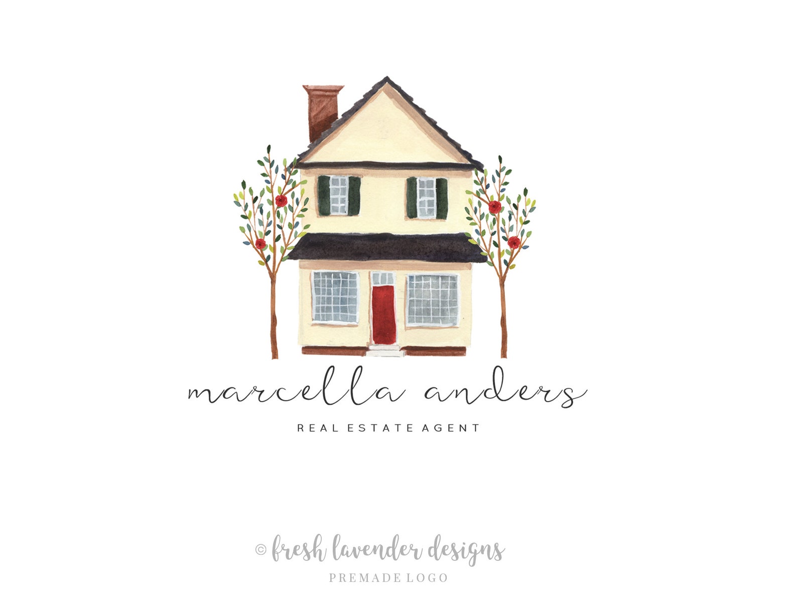 Real Estate Logo House Logo Logo With House Custom Logo | Etsy