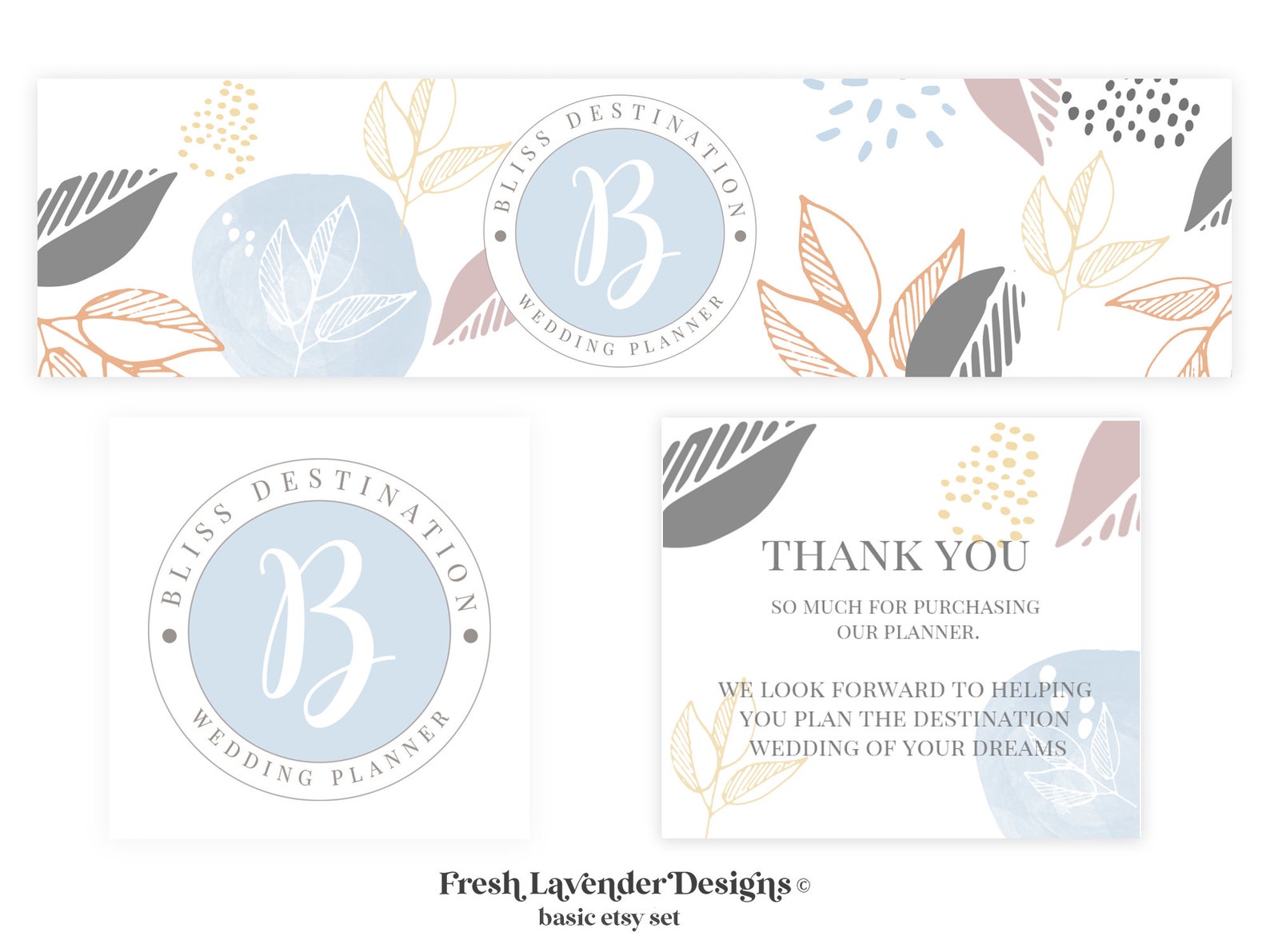 Custom Etsy Shop Set: Banner, Avatar & Graphic Design - Etsy