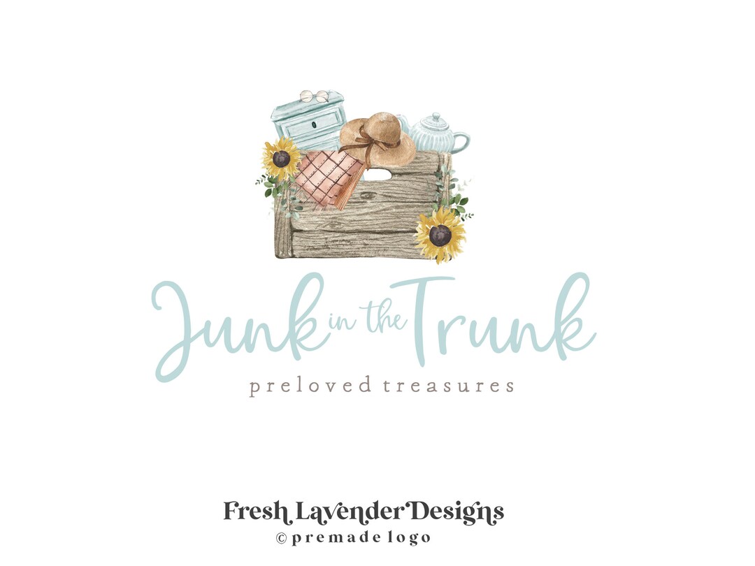 Rustic Farmhouse Logo: Premade Business Branding (PNG, JPG) - Etsy