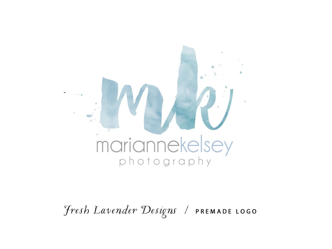 Custom Logo Design Premade Logo and Watermark for Photographers and ...