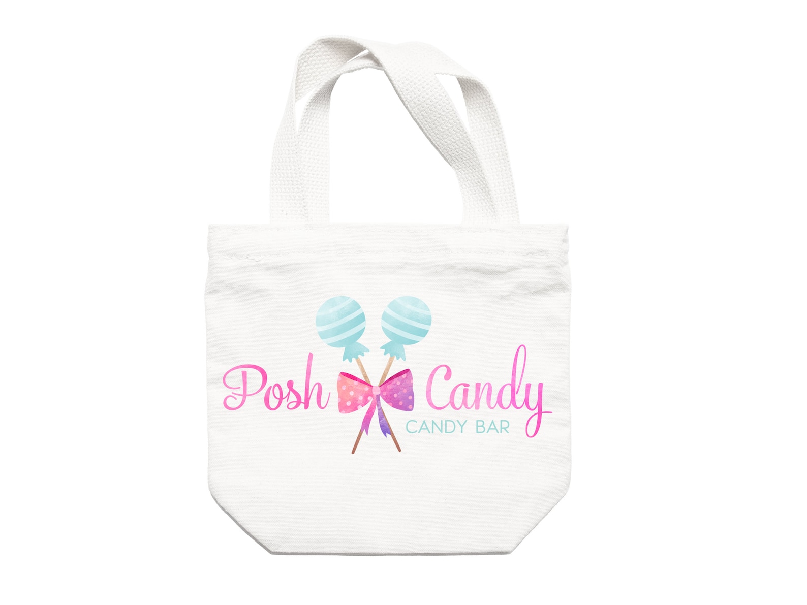 Candy Logo Custom Logo Design Watercolor Candy Candy Shop | Etsy