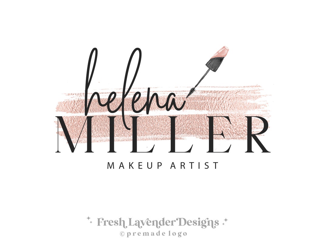 Make up Logo, Custom Logo, Logo Design, Beauty Logo, Eyelash Logo ...