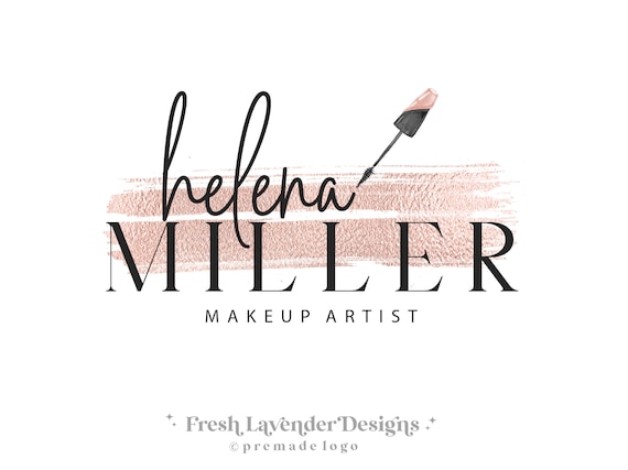 Make up Logo Custom Logo Logo Design Beauty Logo Eyelash | Etsy