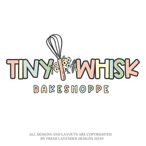 Baking Logo, Whisk Logo, Custom Logo, Premade Logo, Bakery Logo ...