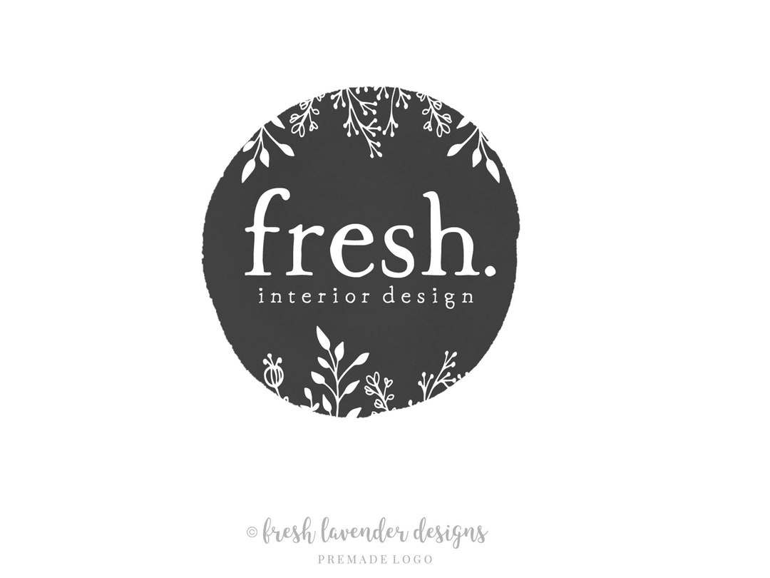 Farmhouse Logo, Custom Logo, Premade Logo, Country Logo, Hand Drawn ...