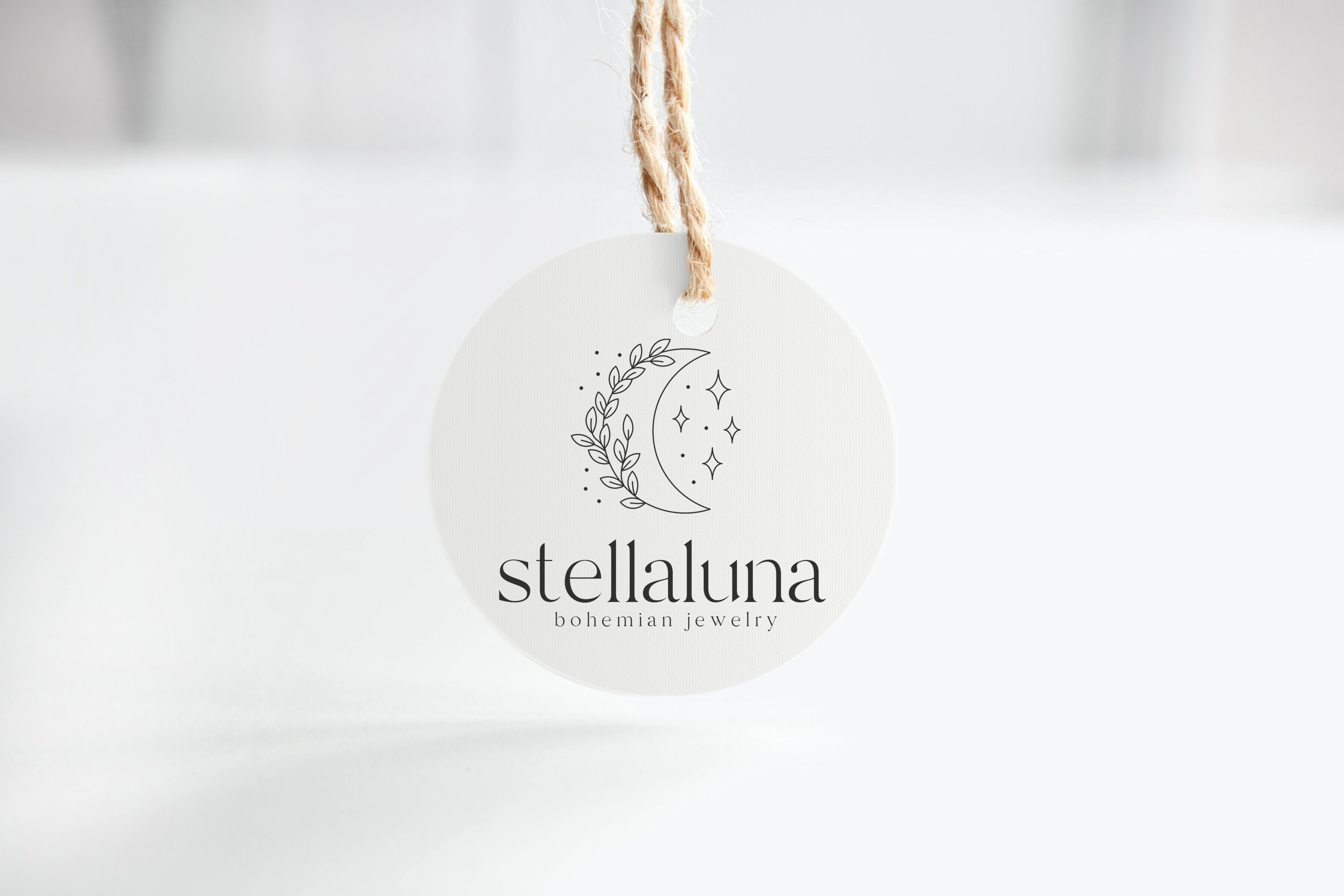 Celestial Logo Moon Logo Hand Drawn Logo Alchemy Logo | Etsy