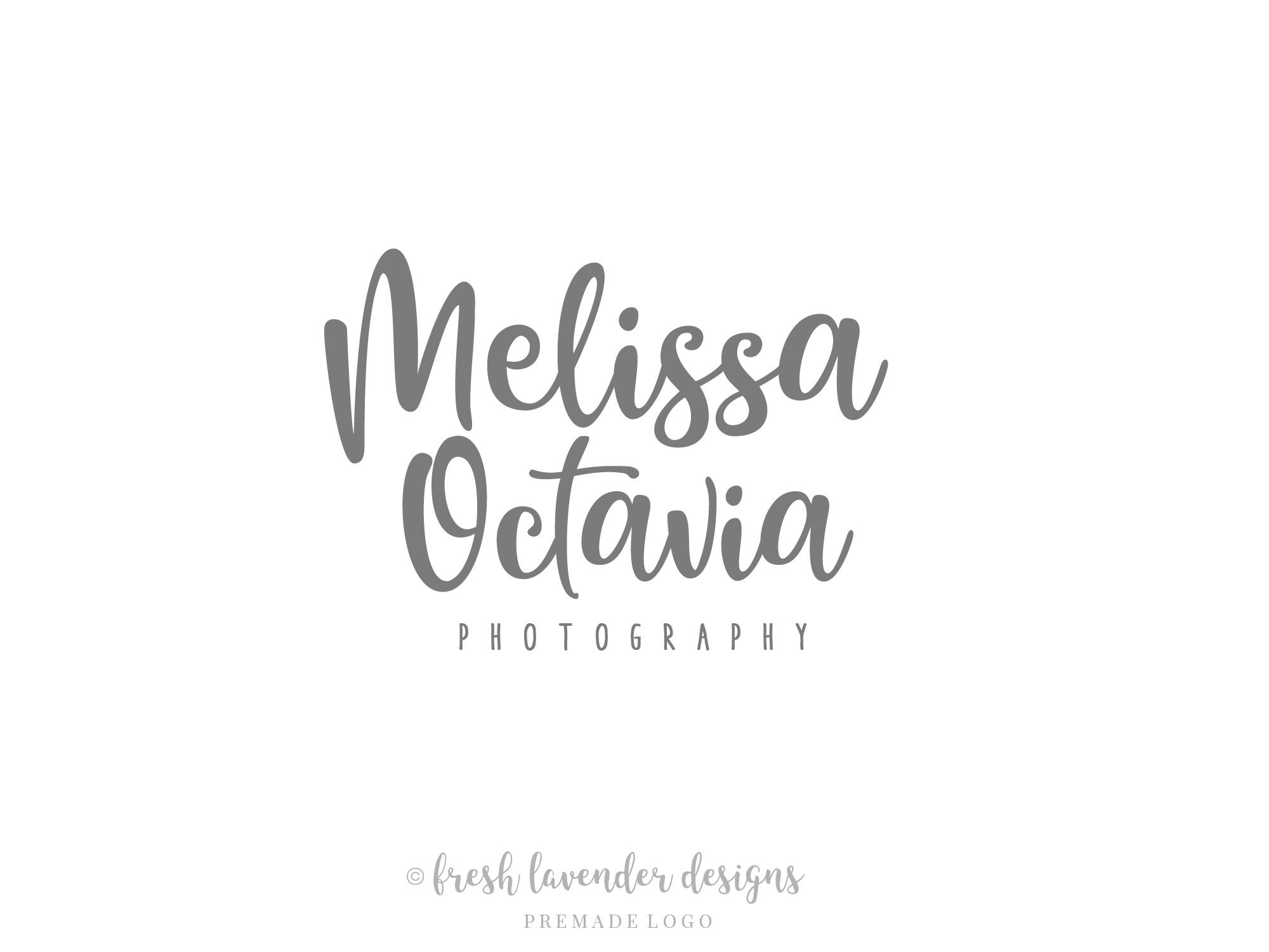 Calligraphy Logo Custom Logo Premade Logo Logo Design Text | Etsy