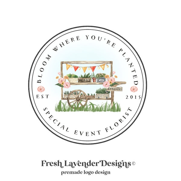 Flower Farm Logo - Etsy