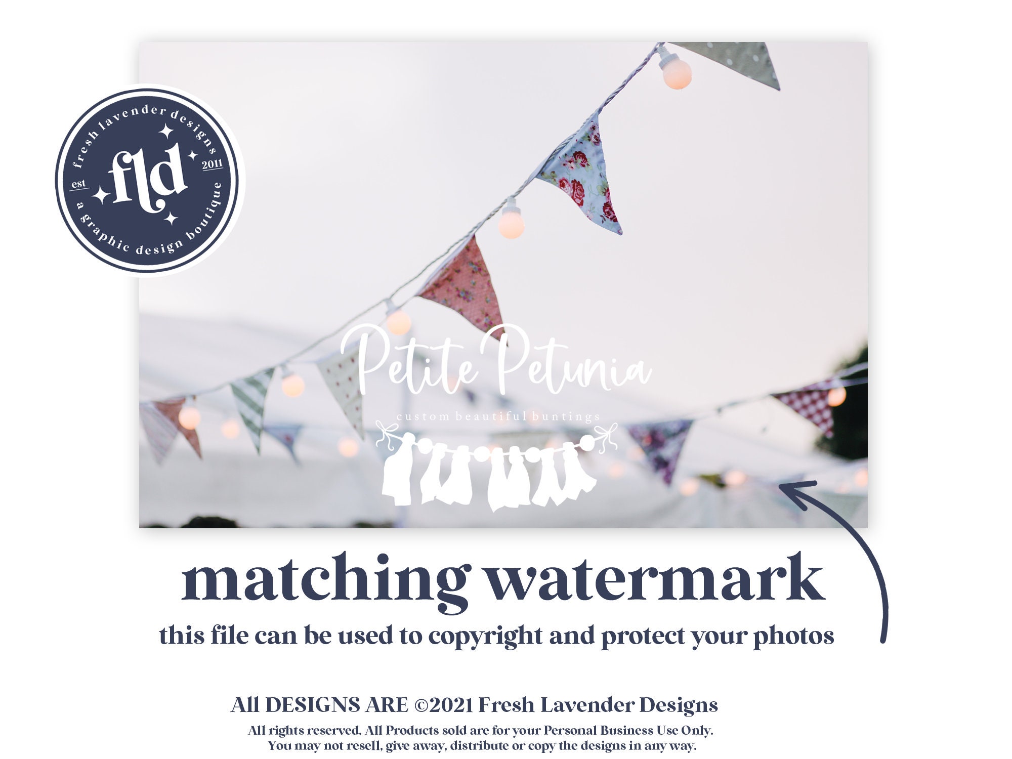 Custom Logo Design Premade Logo and Watermarks for Photographers and ...