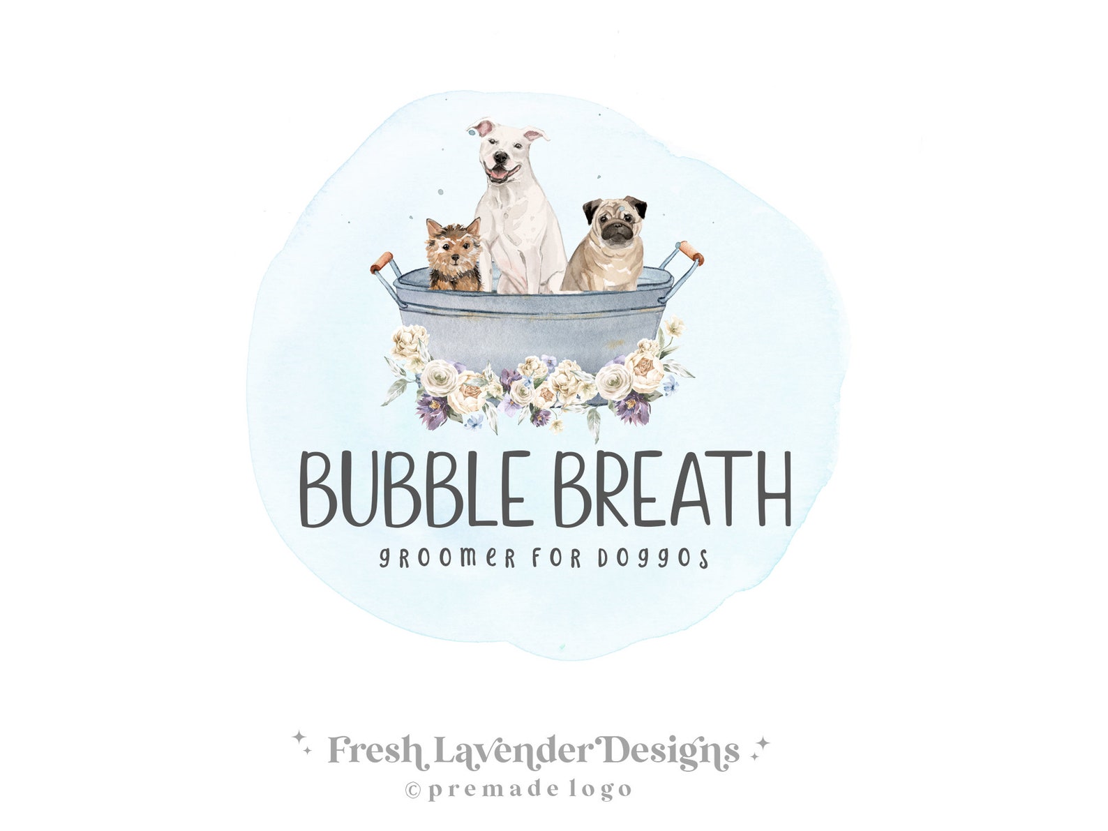 Dog Logo Design Pug Logo Dog Walking Logo Dog Food Logo - Etsy