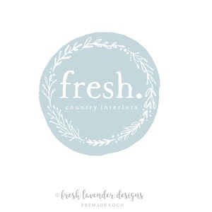 Farmhouse Logo, Rustic Logo, Custom Logo, Logo Design, Premade Logo ...