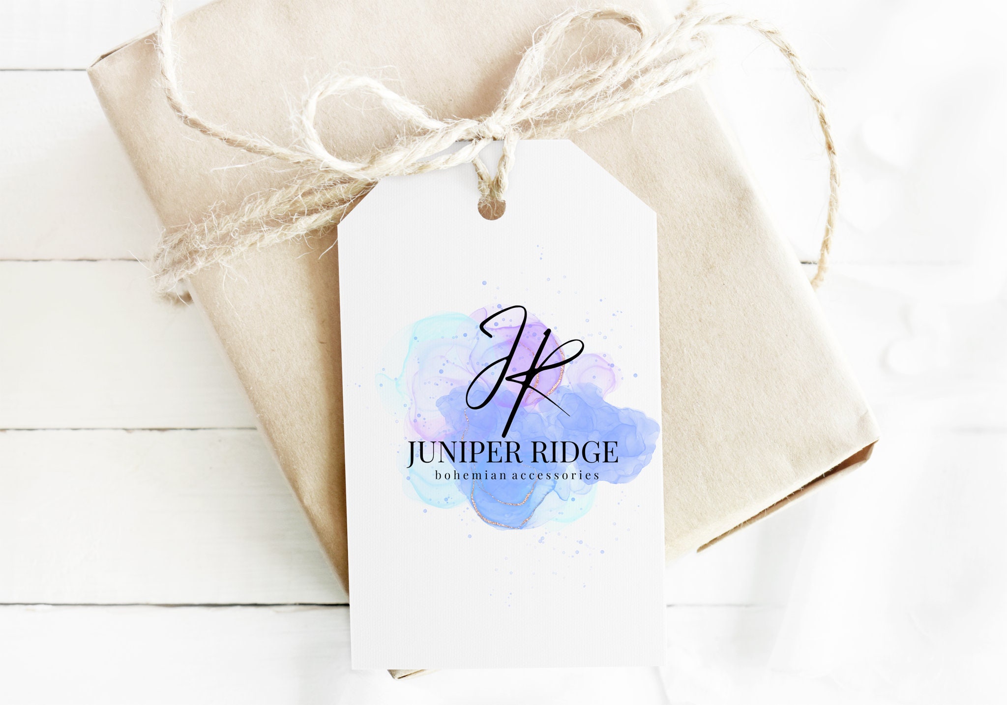 Ink Blot Logo: Editable Canva Template - Etsy