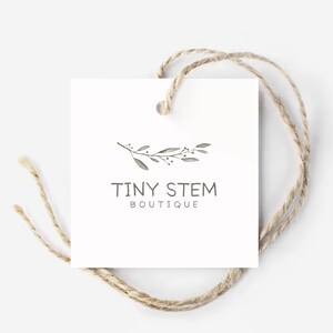 Twig Logo Design: Custom Branch Logo, Whimsical Branding - Etsy