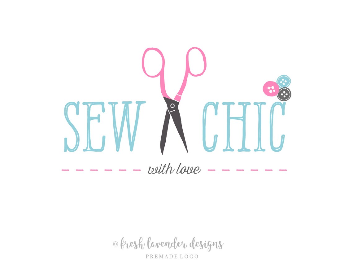 Sewing Logo, Logo for Sewers, Custom Logo, Logo Design, Logo Package ...