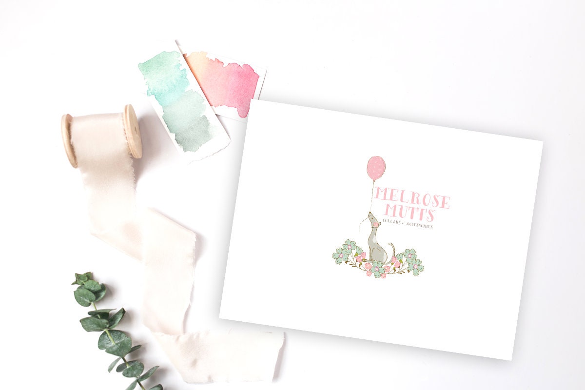 Dog Logo Premade Logo Hand Drawn Logo Custom Logo Logo | Etsy