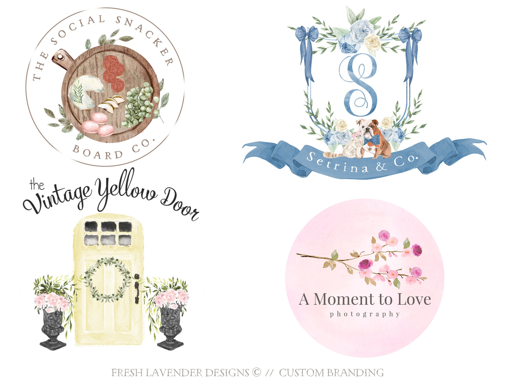 Custom Logo Custom Branding Logo Designbusiness Logo Logo - Etsy Israel