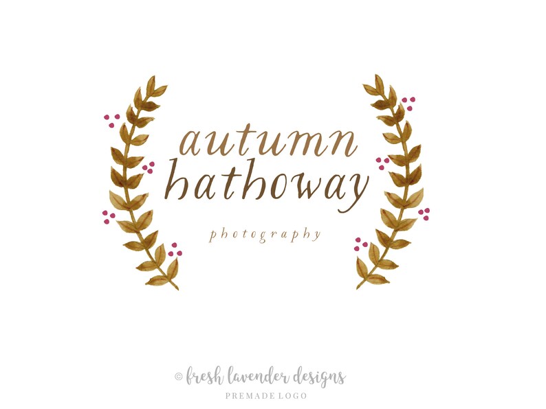 Autumn Logo Custom Logo Premade Logo Logo Designer Fall - Etsy