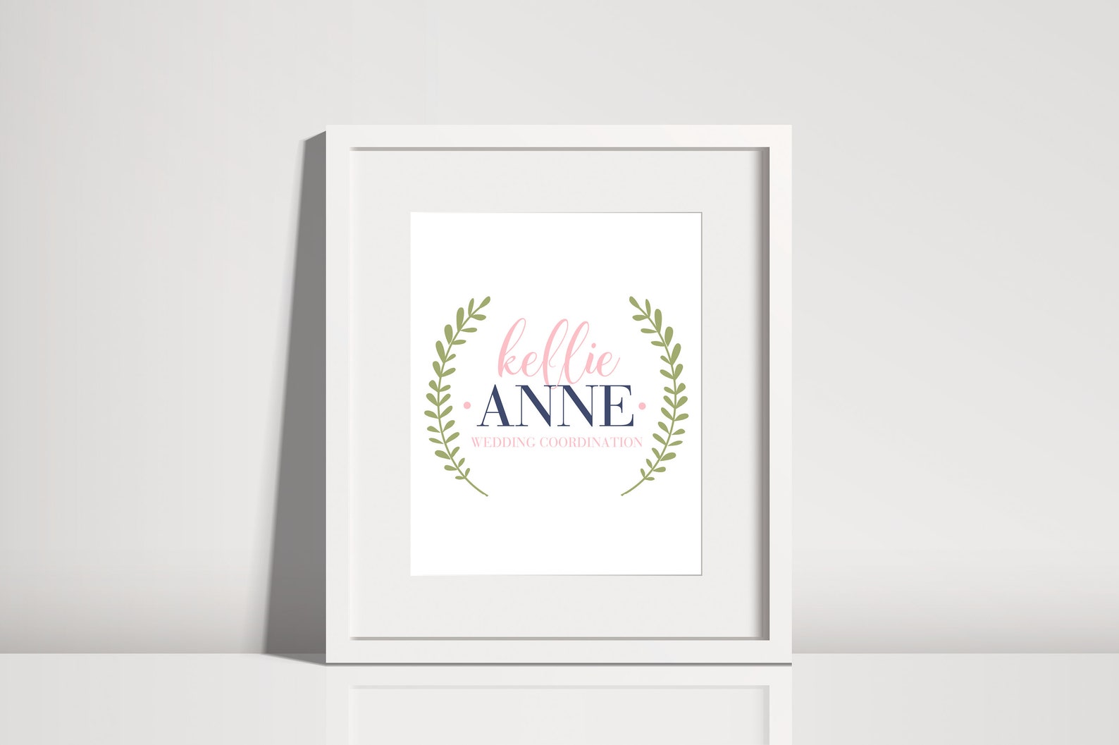 Laurel Logo Custom Logo Logo Design Premade Logo Wedding | Etsy