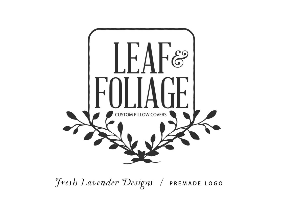 Vintage Logo / Retro Logo / Black and White Logo / Watermark - Etsy