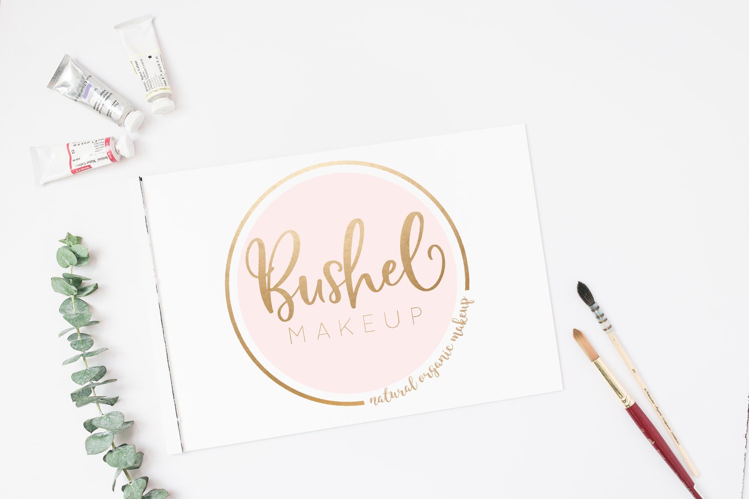 Make up Logo,custom Logo, Gold Logo, Premade Logo, Logo Design, Classic ...