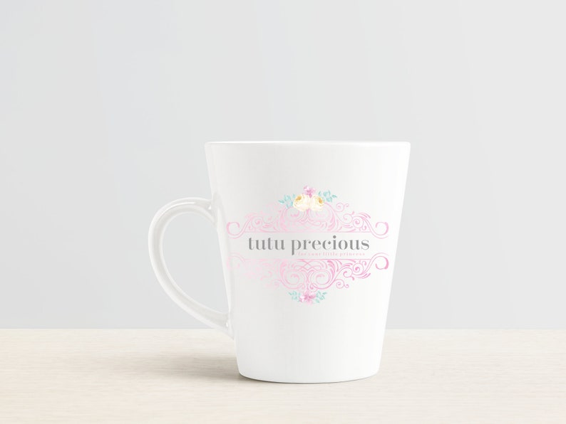 Tutu Logo, Shabby Chic Logo, Custom Logo, Custom Logo Design ...