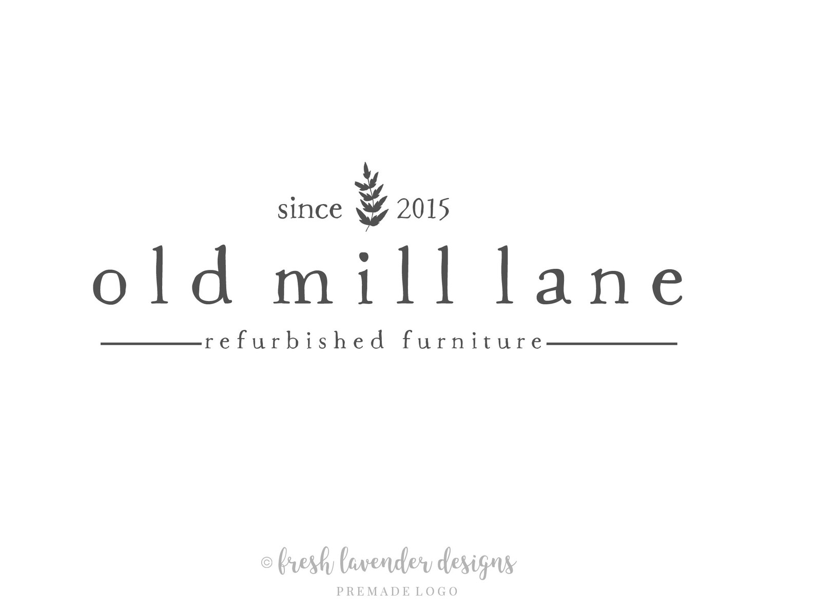 Rustic Logo Premade Logo Custom Logo Logo Design Cottage | Etsy