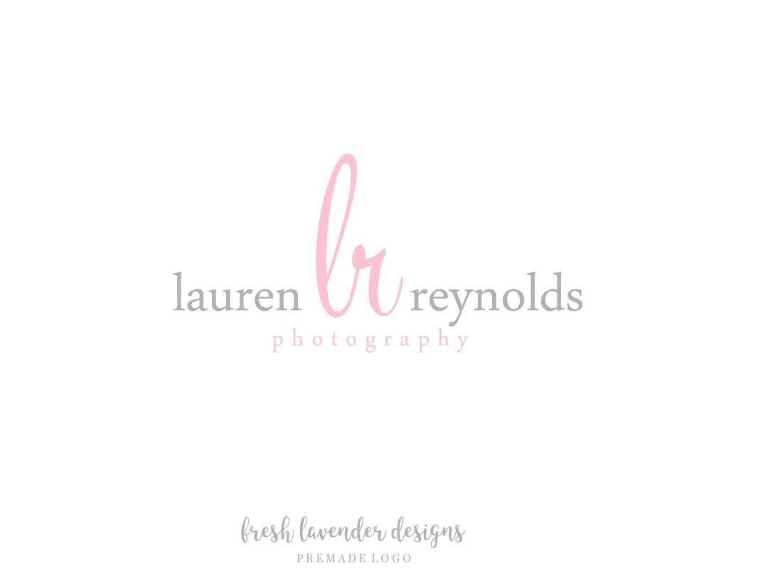 Monogram Logo, Logo With Initials, Custom Logo, Photography Logo ...