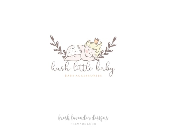Doula Logo Hand Drawn Logo with Baby Custom Logo Custom | Etsy