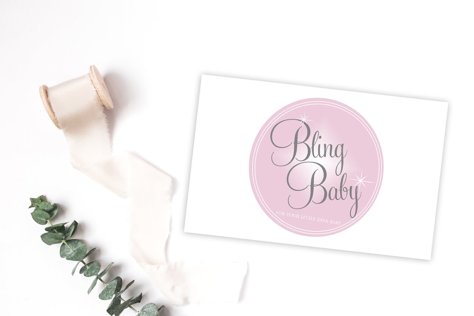 Bling Logo Custom Logo Logo Design Premade Logo Logo with | Etsy