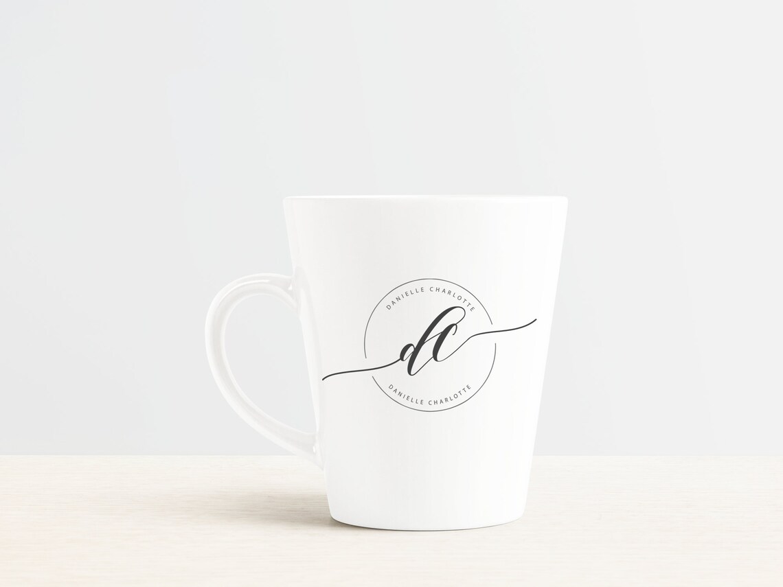 Premade Initial Logo Design: Custom Monogram Branding - Etsy