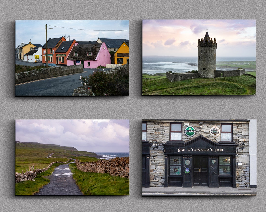 Town of Doolin Print Gift Set - Ireland Photography - Etsy