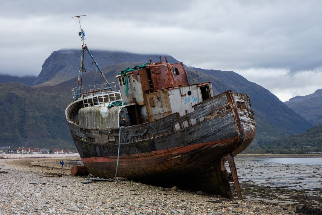 Old Boat of Caol - Beautiful Shipwreck - Scottish Highlands - Ben Nevis ...
