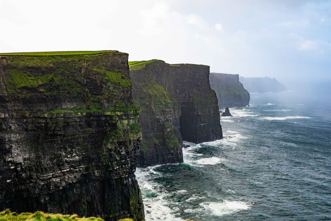 Cliffs of Moher Rustic Irish Country Irish Coastline Ocean Wild ...