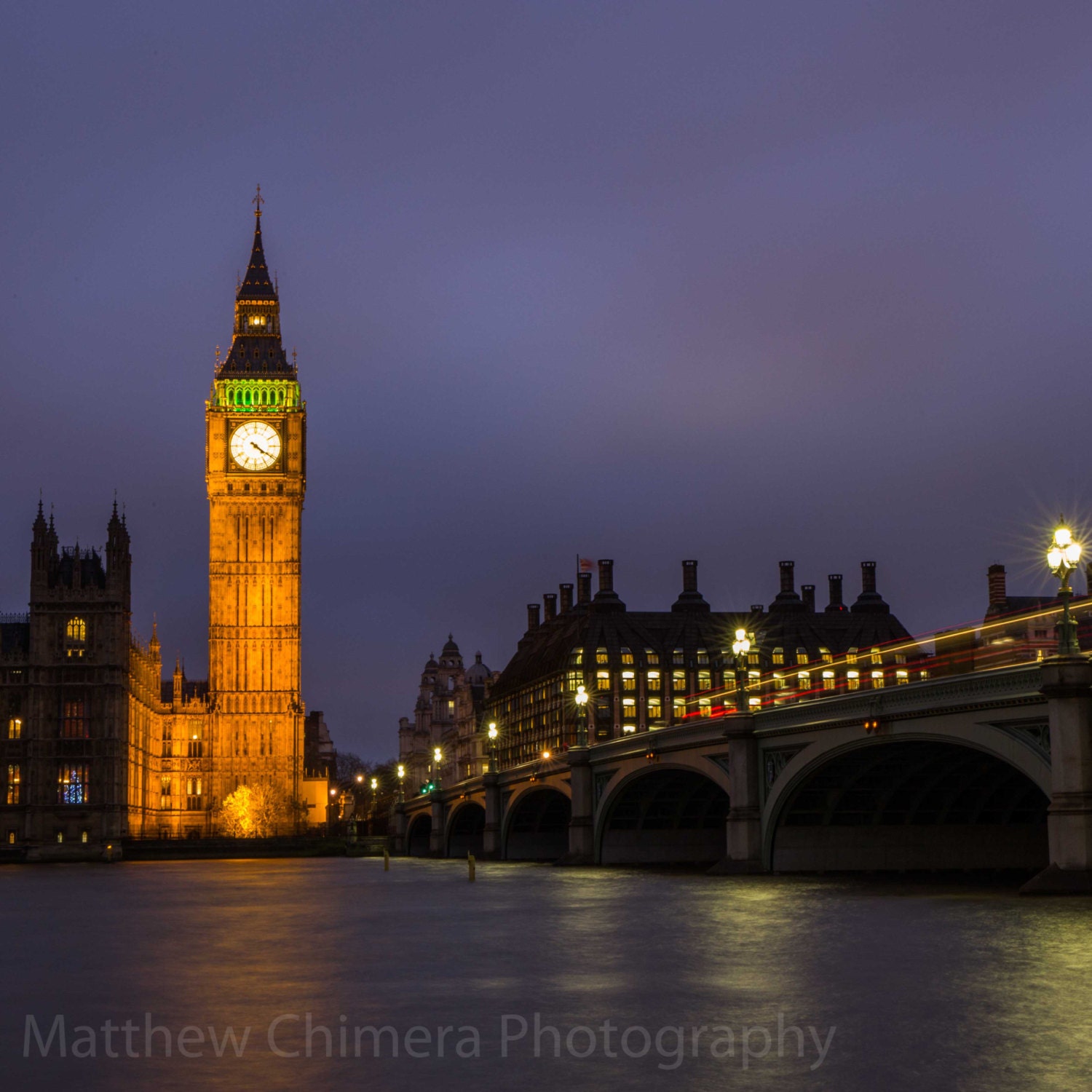 Big Ben at Night - United Kingdom City Lights - London, England ...