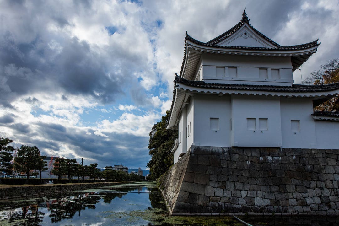 Nijo Castle in Kyoto- Japanese Reflections - Castle Wall Fortification ...