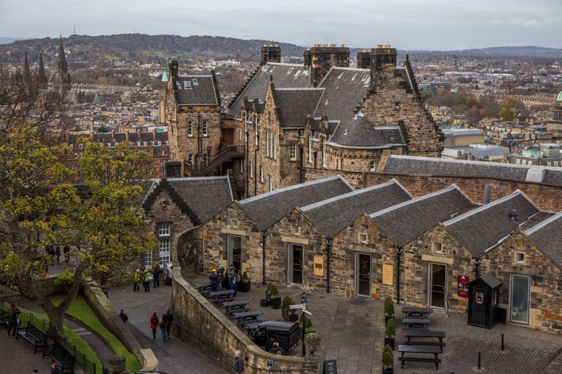 View From Edinburgh Castle - Edinburgh From Above - United Kingdom ...
