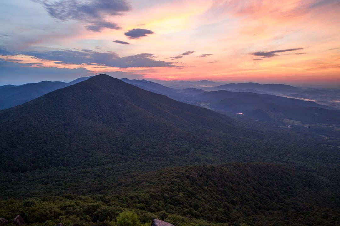 Sharp Top Mountain - Appalachian Trail - Peaks of Otter - Blue Ridge ...