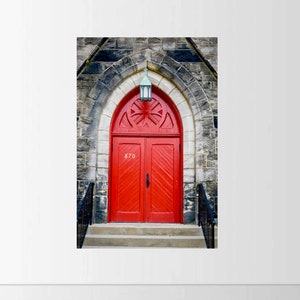Door Photo Decal, Photography Decal, Red Door, Vinyl Wall Decal, Vinyl ...