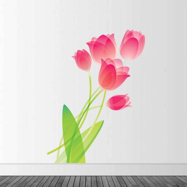 Tulip Wall Decal - Etsy
