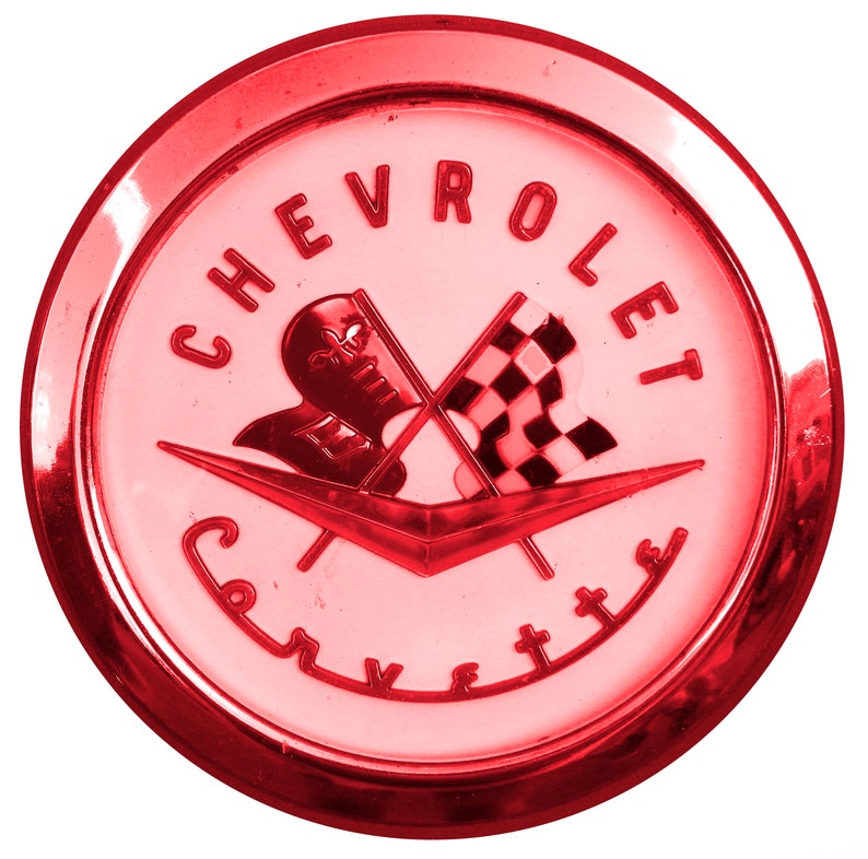 Retro Corvette Wall Decal: 70s Chevy Emblem Vinyl Graphics - Etsy